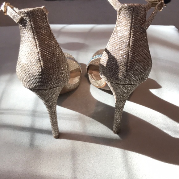 dream paris | Shoes | High Stiletto Dream Paris Gold Shimmer Shoes ...